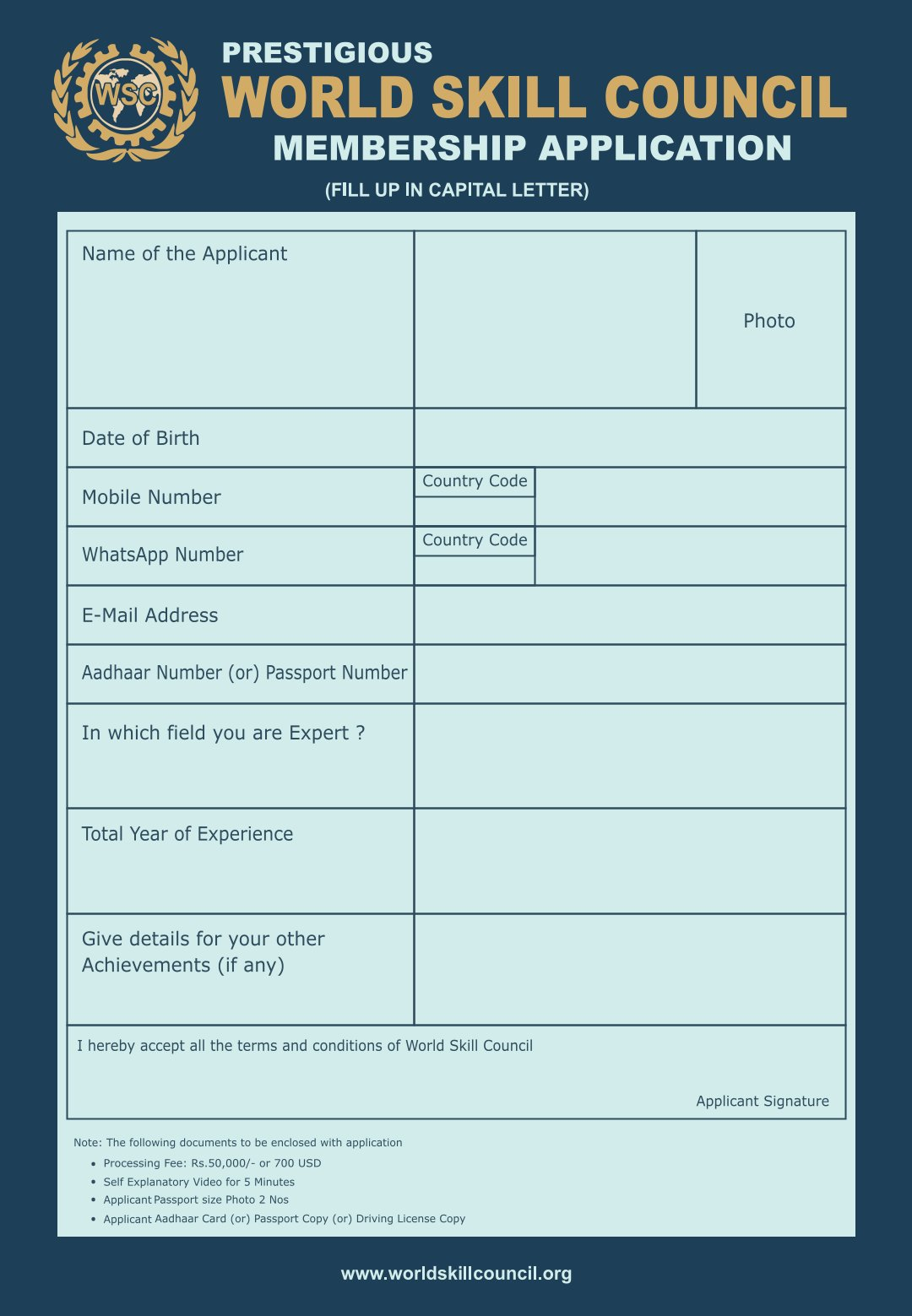 Central BSS - World Skill Council